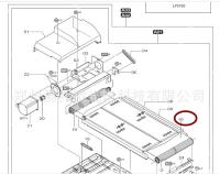 China Fuji Frontier 550 570 LP5500 LP5700 Return Section Belt 323D1061533 323D1061533E for sale