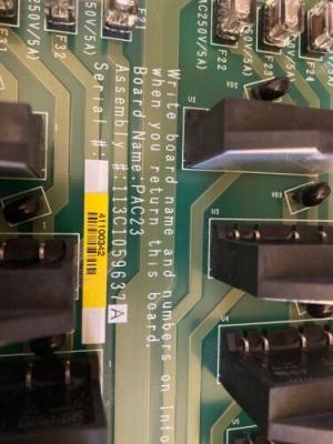 China Fuji Frontier 550 570 Minilab Spare Part PAC23 PCB 113C1059637 113C1059637A From a working LP5700 Printer for sale