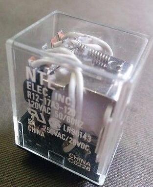 China NTE RELAY R12-17A3-120 120 VAC 5 AMP R1217A3120 NORITSU MINILAB for sale