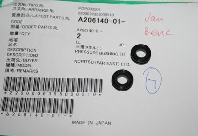 China Noritsu Minilab Spare Part Gear A206140 A206140-01 Durable Replacement for sale