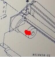 China Noritsu Minilab Motor B018436 for QSS3201 3202 Photolab Spare Part 24V for sale