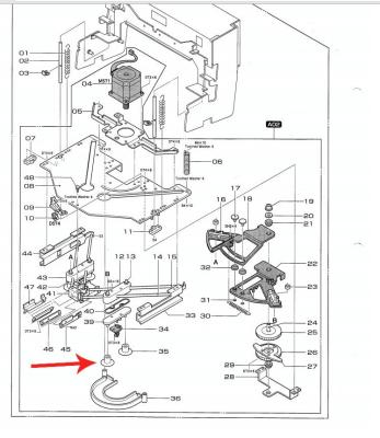 China Fuji Frontier 350 370 355 Minilab Spare Part Pad 392C938725 386D889981C for sale