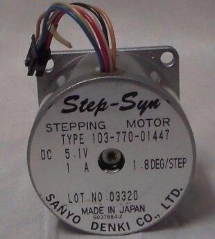 China Sanyo Denki Stepping Motor 103-770-01447 with Pulley for Fuji Minilab Spare Part for sale