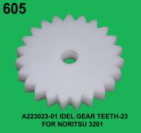 China A223023 IDEL Gear T.23 Replacement for Noritsu 3201 Minilab Durable Plastic Part for sale