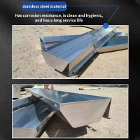 China Cheap Factory Price 201 Stainless Steel Livestock Piglet Fodder Trough Pig Feeder Feeding for Pig Farm Equipment for sale