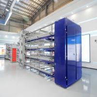 China Broiler Cage Poultry Cage Battery Cage Poultry Equipment Chain Type Harvesting for sale