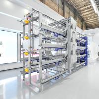 China Broiler Cage Poultry Cage Battery Cage Poultry Equipment Chain Type Harvesting for sale