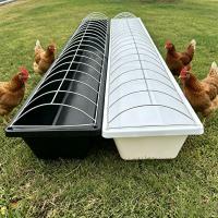 China Chicken Feeder Poultry Chick Ground Feeder Bucket Box Chicken Duck Goose Floor Feeder for sale