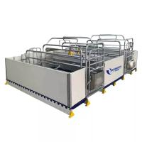 China European Style Pig Farrowing Crates Pig Bed Hot Galvanized Steel Sow Cage Farrowing Pen for Pig for sale