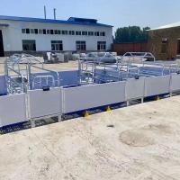 China European Style Pig Farrowing Crates Pig Bed Hot Galvanized Steel Sow Cage Farrowing Pen for Pig for sale