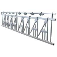 China Wholesale New Galvanized Steel Livestock Handling Equipment Cow Neck Clamp Cattle Head Gate Anti-Kick Sheep Farms for sale