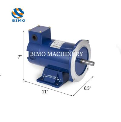 China 12V DC Permanent Magnet Motor 1/4HP 1750RPM NEMA 56C TENV Brushed Motor for sale
