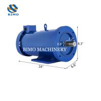 China NEMA 143TC/145TC Permanent Magnet DC Motor 1.5HP to 3HP 90V-180V with Removable Base for sale