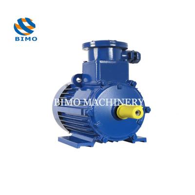 China YB3 YBK2 YBK3 YBG 3KW 4HP Explosion Proof AC Motor with IP55 Protection and 380V/660V Voltage Options for sale
