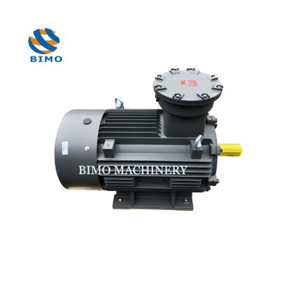 China YB3 Low Noise Explosion Proof Motor 0.75-315kW ATEX Certified Three Phase AC Induction Motor for sale