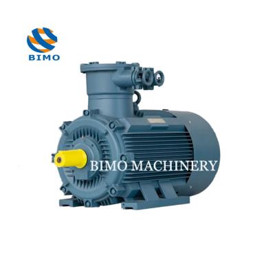 China YB2 YB3 YBK3 Explosion Proof Motor 0.75-315kW Three Phase AC Induction Squirrel Cage IP55 for sale