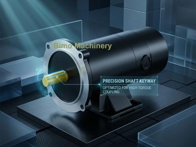 China NEMA 56C 24V TEFC Brushed Permanent Magnet DC Motor 3/4HP 2500RPM IP54 Heavy Duty for sale