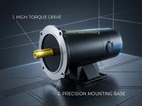 China NEMA 56C 24V TEFC Brushed Permanent Magnet DC Motor 3/4HP 1750RPM IP54 Industrial Grade for sale