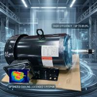 China Premium Efficiency AC Motor 5HP 60Hz Low Noise Three Phase 1750RPM 230 460V TEFC 184T for sale