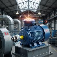 China YB3-355L-6 132kW 6 Pole Flameproof Motor 985rpm IE3 Three Phase Ex d IIC T4 IP55 for Ball Mill Drive for sale