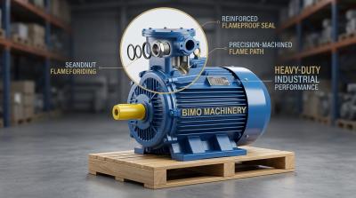 China YB3-355L-6 132kW 6 Pole Flameproof Motor 985rpm IE3 Three Phase Ex d IIC T4 IP55 for Ball Mill Drive for sale