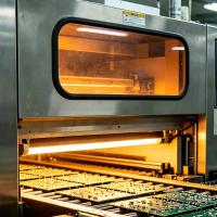 China SMT Surface Mounting Process For Solder Paste Printing / Component Placement / Reflow Soldering for sale