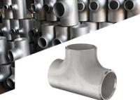 China Sch40s Seamless Pipe Fittings 316l Equal Weld Tee Adapter for sale