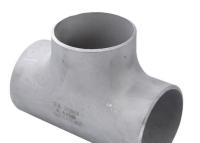 China ANSI 304 / 316l Seamless Pipe Fittings Stainless Steel Equal Diameter Tee for sale