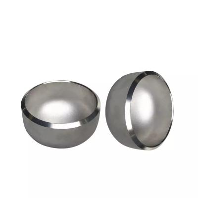 China 8 Inch Sch40 Stainless Steel Welding Cap Fittings Equal Shape for sale