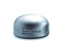China Round Pipe End Cap Dn200 8 Inch Sch40 Stainless Steel Welding Cap Fittings for sale