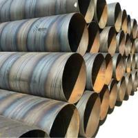 China Oil Pipeline Spiral Welded Steel Pipe Astm A252 Large Diameter Structure for sale