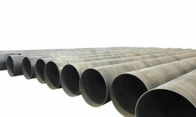 China Hot Rolled Welded Spiral Steel Pipe 2m Diameter Spiral Metal Tube Erosion Resistant for sale