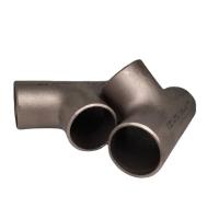 China Quenching Butt Weld Reducing Tee Pipe Fitting 5 Inch for sale