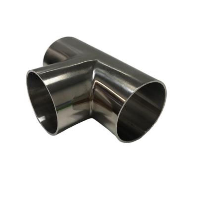 China Stainless Steel Machining Butt Weld Reducing Tee 20 Inch for sale
