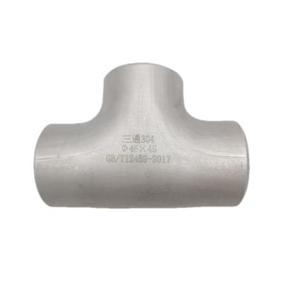 China Carbon Steel Ansi Tee Seamless Pipe Fittings For Chemical Industry for sale