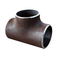 China Black Surface Treatment Socket Weld Reducing Tee Ut Test Wooden Pallet Package for sale