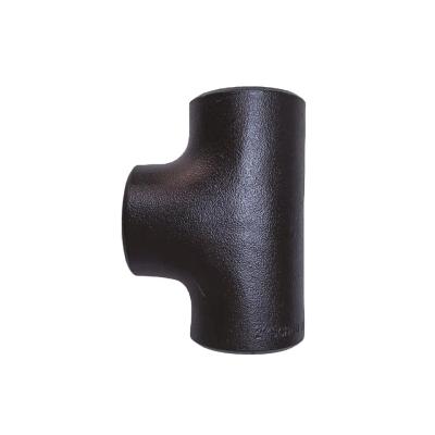 China Chemical Industries Seamless Pipe Fittings Butt Weld Equal Reducing Tee 0.5inch for sale