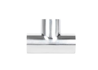 China Reducing Stainless Steel Tee Seamless Pipe Fittings 1/2 Nb To 48 Nb Normalizing for sale