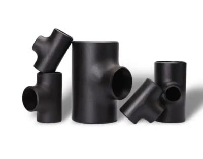 China X-ray Tested Reducing Equal Tee in Black for High Pressure Systems for sale