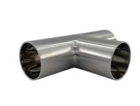 China Tempering Heat Treatment Black Butt Weld Reducing Tee for Environmental Protection for sale