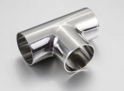 China Stainless Steel Butt Weld Reducing Tee 1/2” NB To 48” NB for Oil and Gas Industry for sale