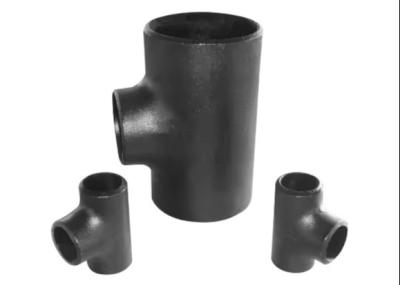 China Temperature Tee Seamless Pipe Fittings Normalized And Tempered Socket Weld Connection API Certified for sale