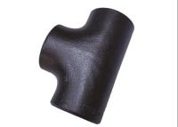 China 3000LBS ASME Black Seamless Pipe Fittings Butt Weld Connection Carbon Steel for sale