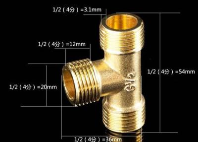 China Reliable Casting Technique Pipe Tee for Copper Pipes 3000 PSI for sale