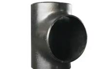 China ASTM A234 WP11 Seamless Black Butt Weld Reducing Tee Pipe Fittings After Heat Treated for sale