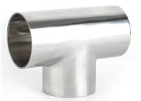 China Stainless Steel Seamless Pipe Tee With Reducers Normalizing Heat Treatment Test for sale
