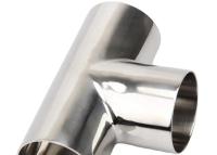 China Stainless Steel Pipe Tee 1/2 to 48 Inch NB Corrosion Resistant ANSI Standard for sale