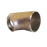 China Seamless Pipe Fittings cold forming Semi Seamless Buttweld Carbon Steel tee for sale