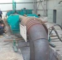 China Mandrel pushing High Frequency Heating System Elbow Bending Hot Forming machine for sale