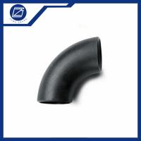 China Seamless Pipe Fittings 90 Degree A234 B16.9 ASME Semi Seamless Buttweld Carbon Steel Elbow for sale